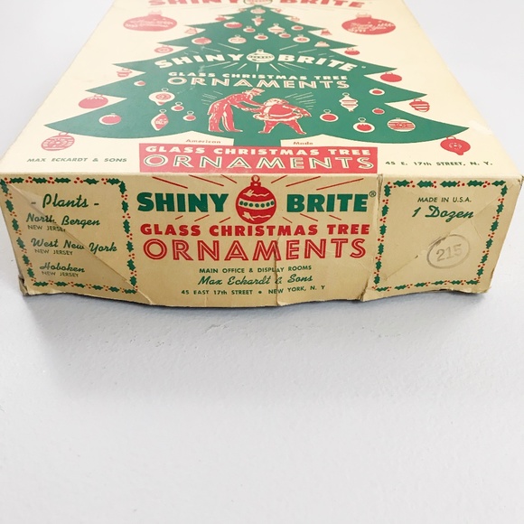 Unique Vintage | Holiday | Shiny Brite Midcentury Christmas Ornament ...